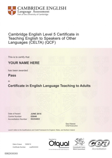 Celta Buy Diploma Online